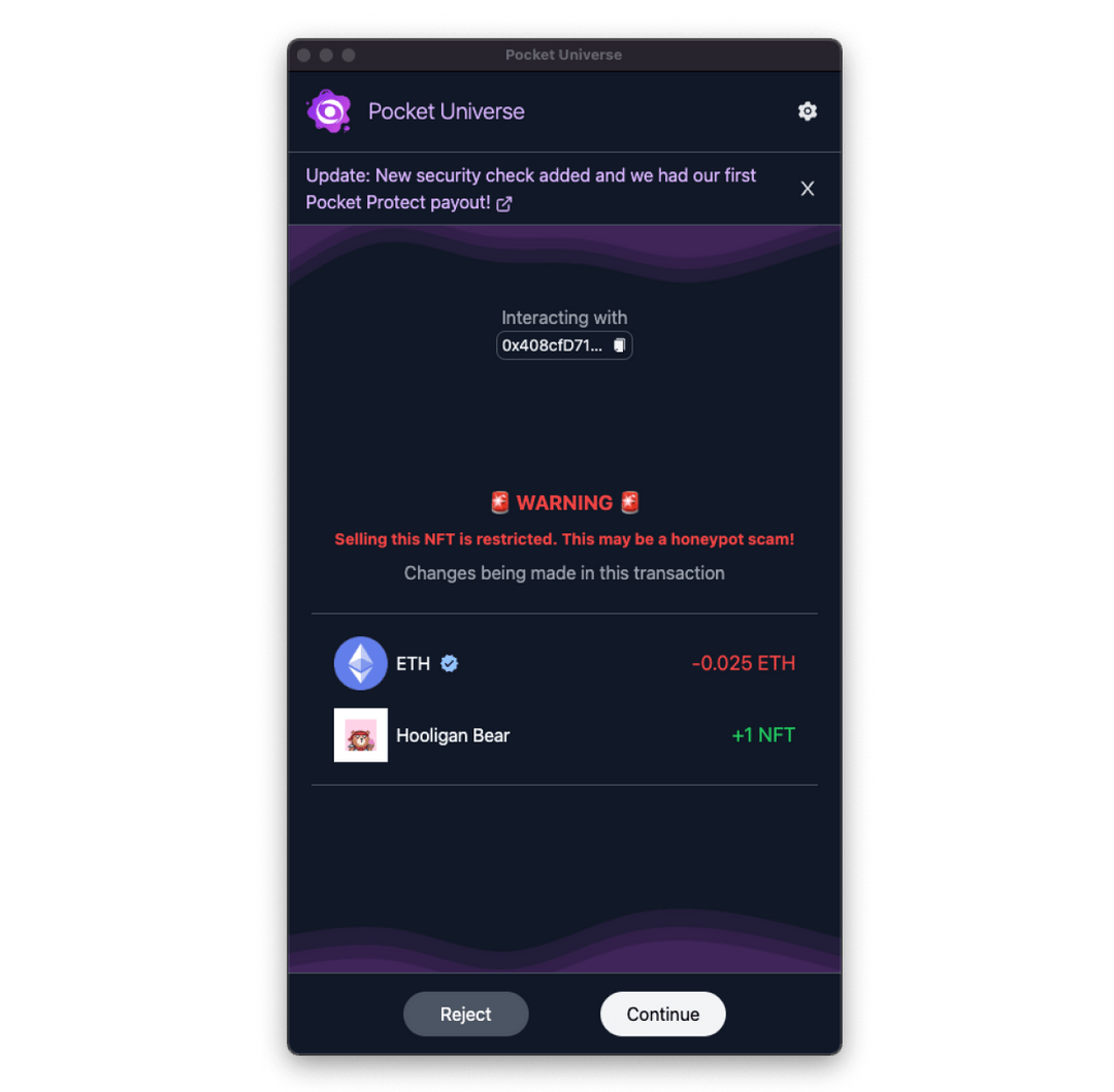 Pocket Universe - Web3 Transaction Security